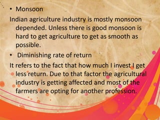 INDIAN AGRICULTURE | PPTX