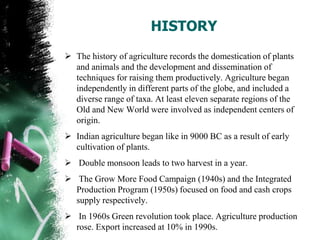 Agriculture presentation | PPTX