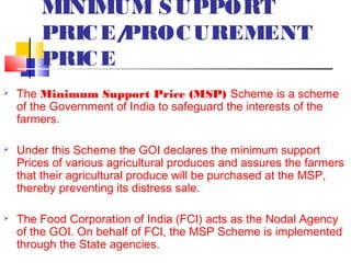 Agriculture price policy | PPT