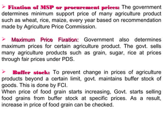 Agriculture price policy | PPT