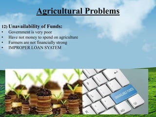 Agriculture problems and thier solutions | PDF