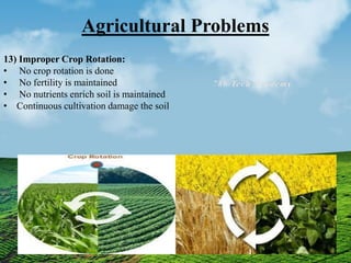 Agriculture problems and thier solutions | PDF