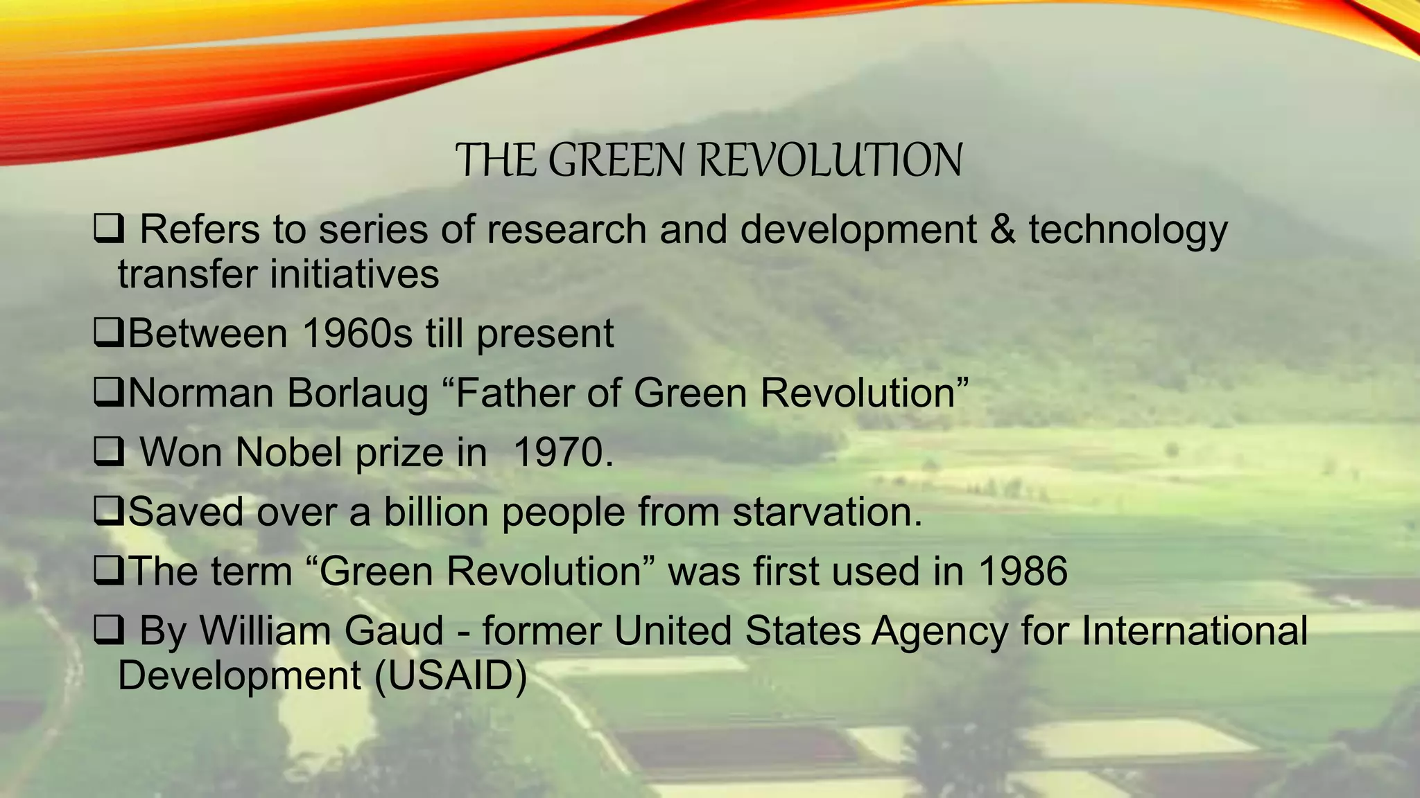 Agriculture revolution | PPTX