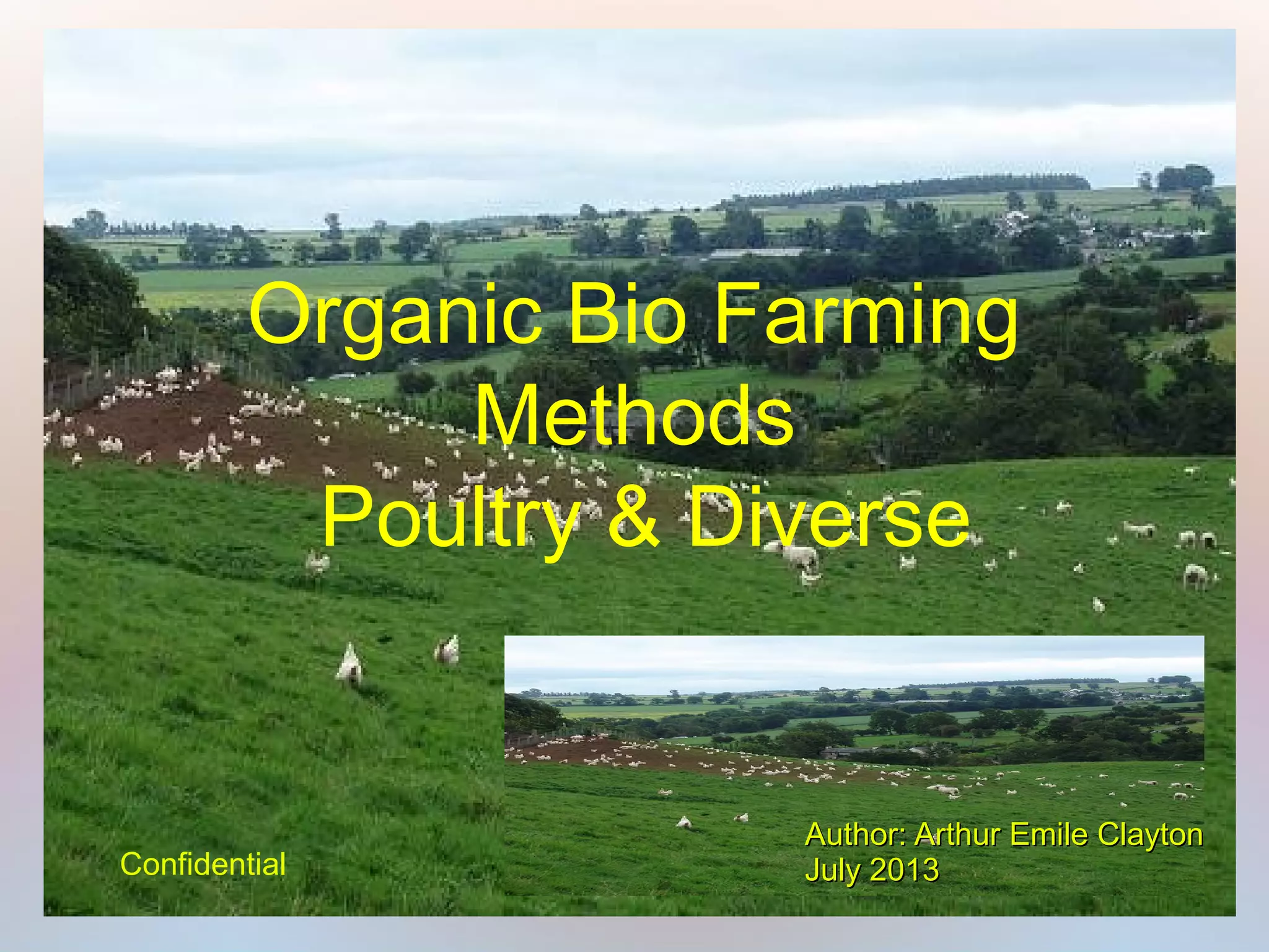 Organic Bio Farming Methods: Poultry and Diverse | ODP