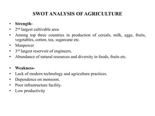 Agriculture sector in India by Sangram Pisat | PPTX