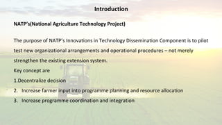 Agriculture technology management agency (ATMA) | PPT