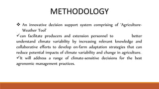 Agriculture weather information system for farmers | PPT