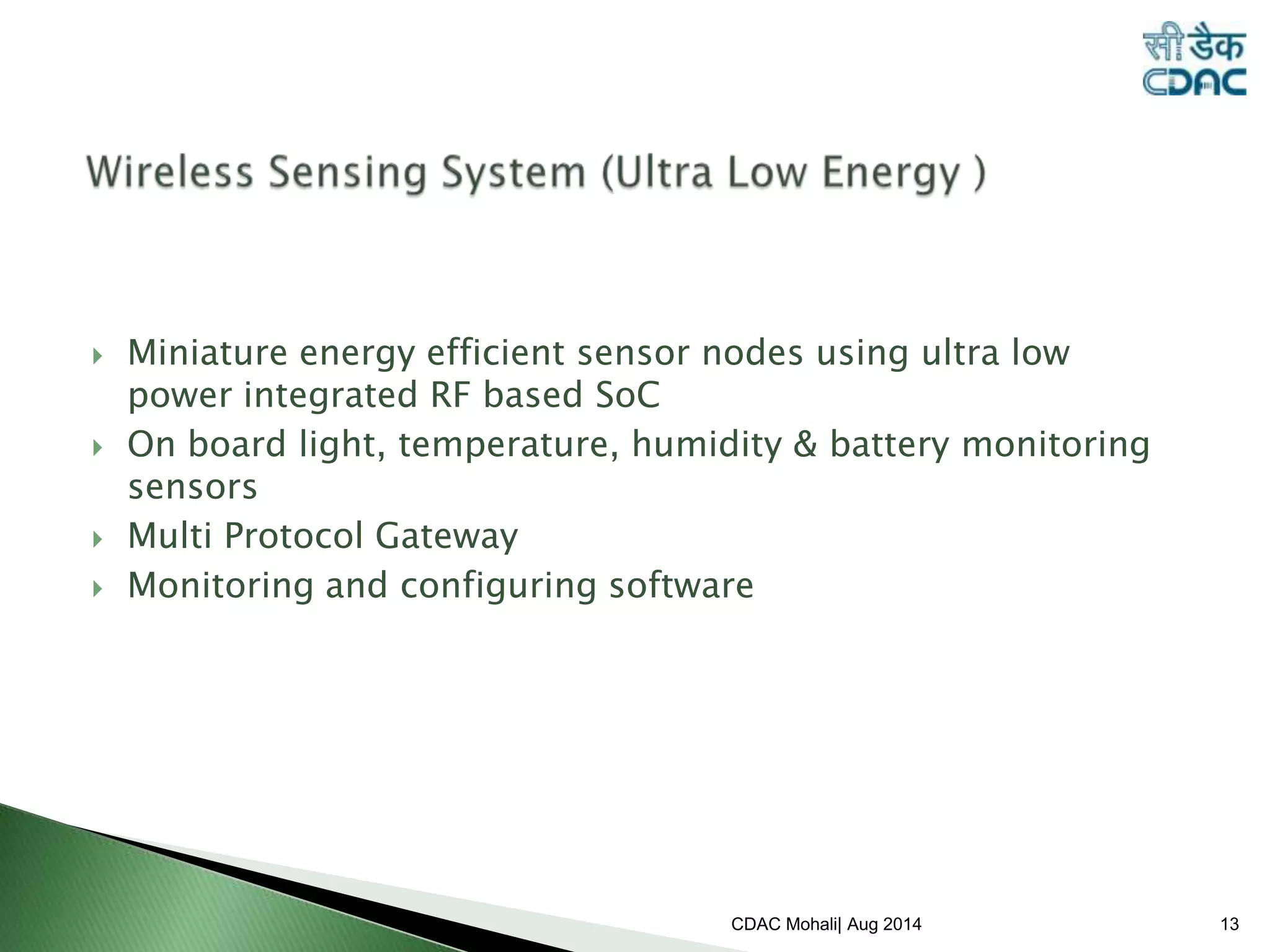 Climate Controlled sensors in Agriculture | PPTX