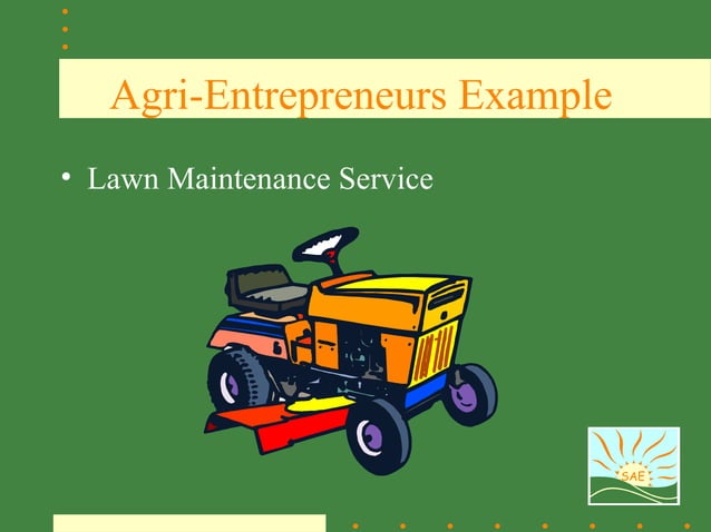 Agri entrepreneurship | PPT | Agriculture | Industries