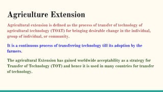 Agri extension programmes in punjab pakistan | PDF