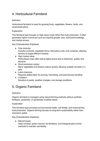 10 Types of Farmland in Pakistan:Guide t | PDF