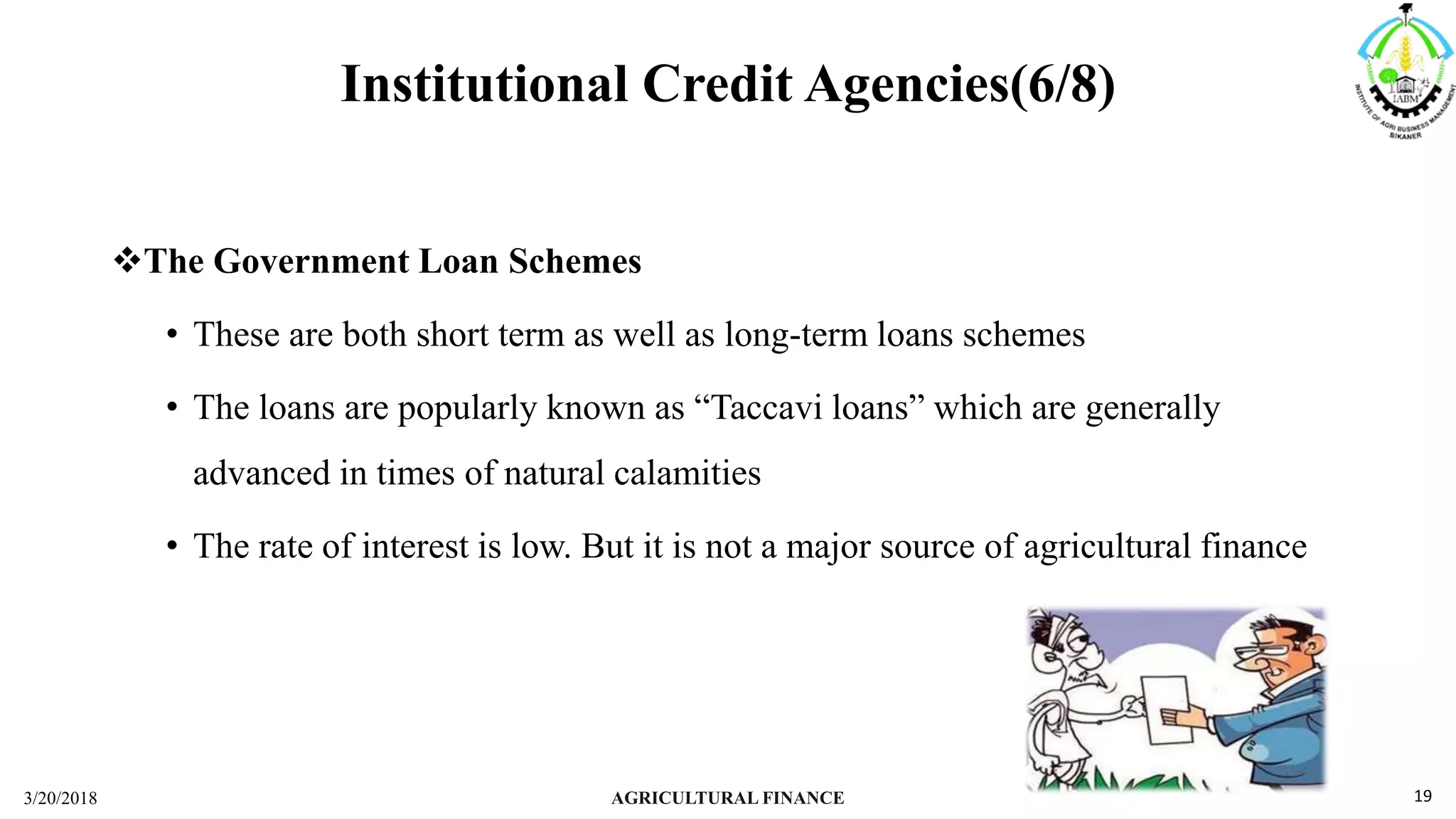 Agricultural finance | PPTX