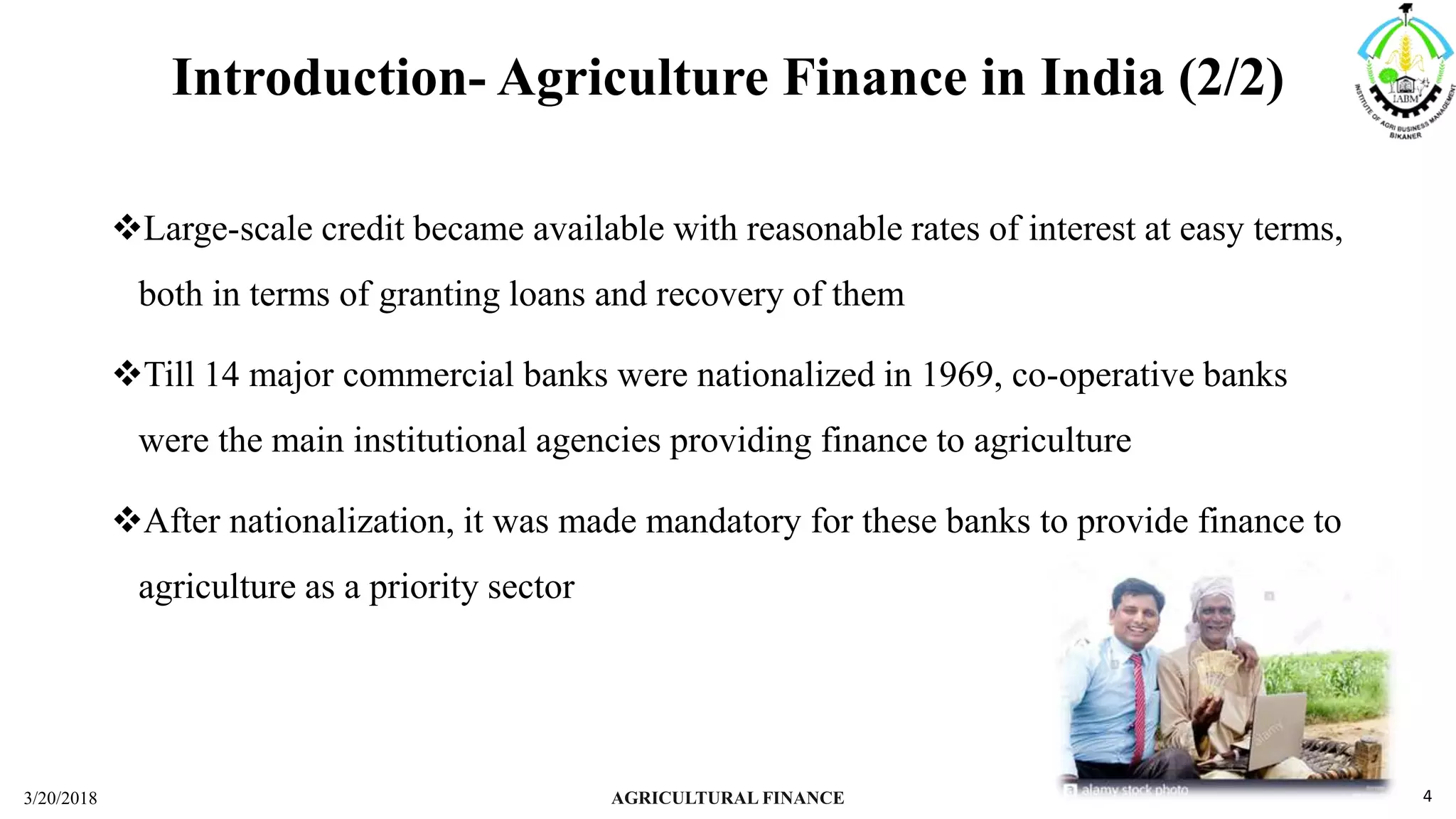 Agricultural finance | PPTX