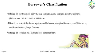 Agricultural finance | PPTX