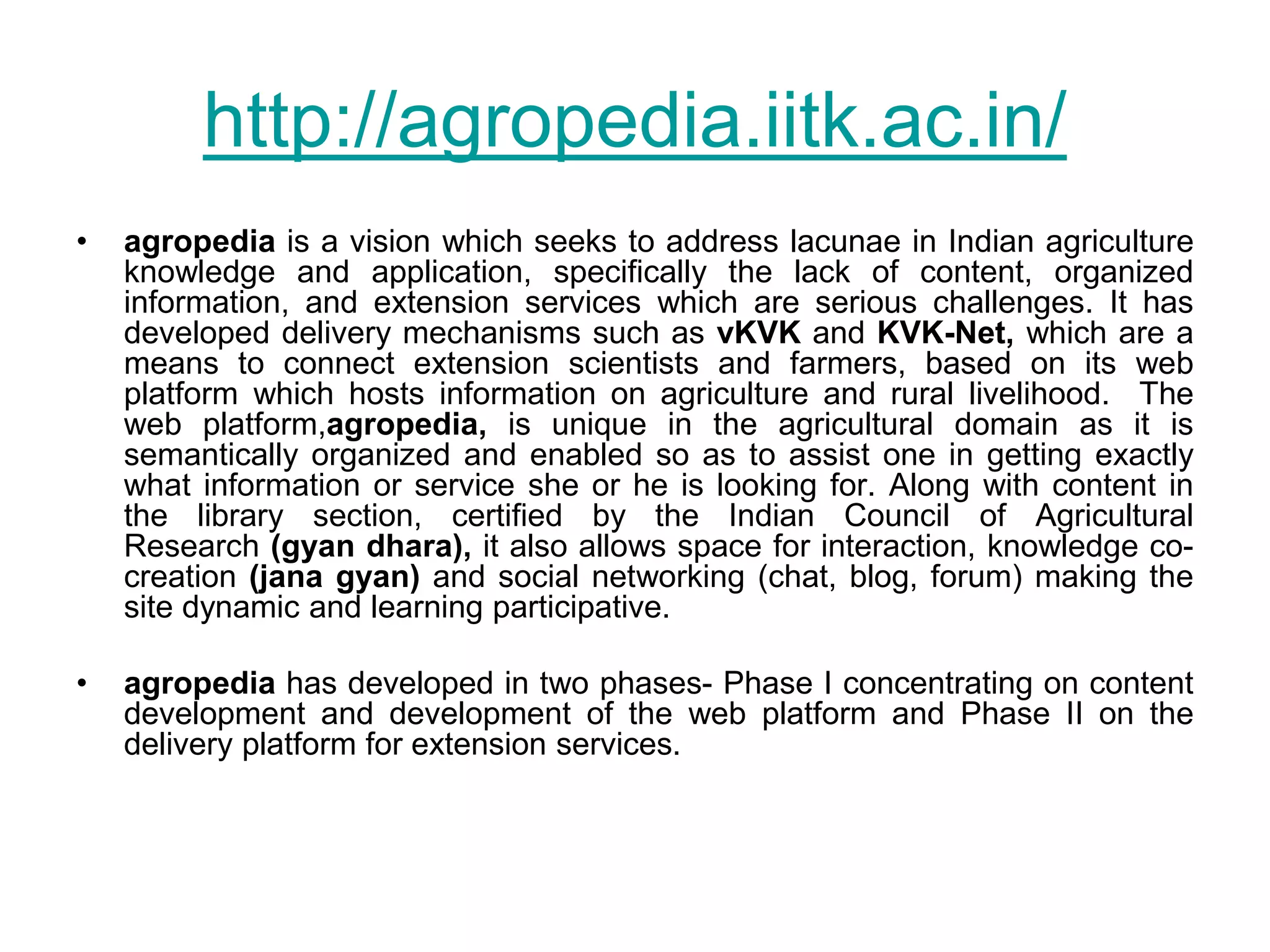 agri information sites.ppt