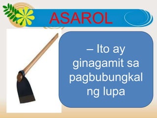 AGRIKULTURA KASANGKAPAN SA PAGHAHALAMAN.pptx