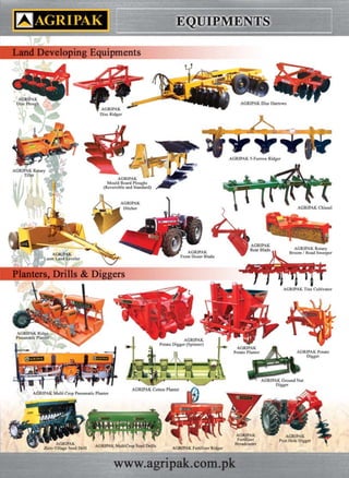 AGRIPAKTRACTORS AND iMPLEMENTS | PDF | Agriculture | Industries