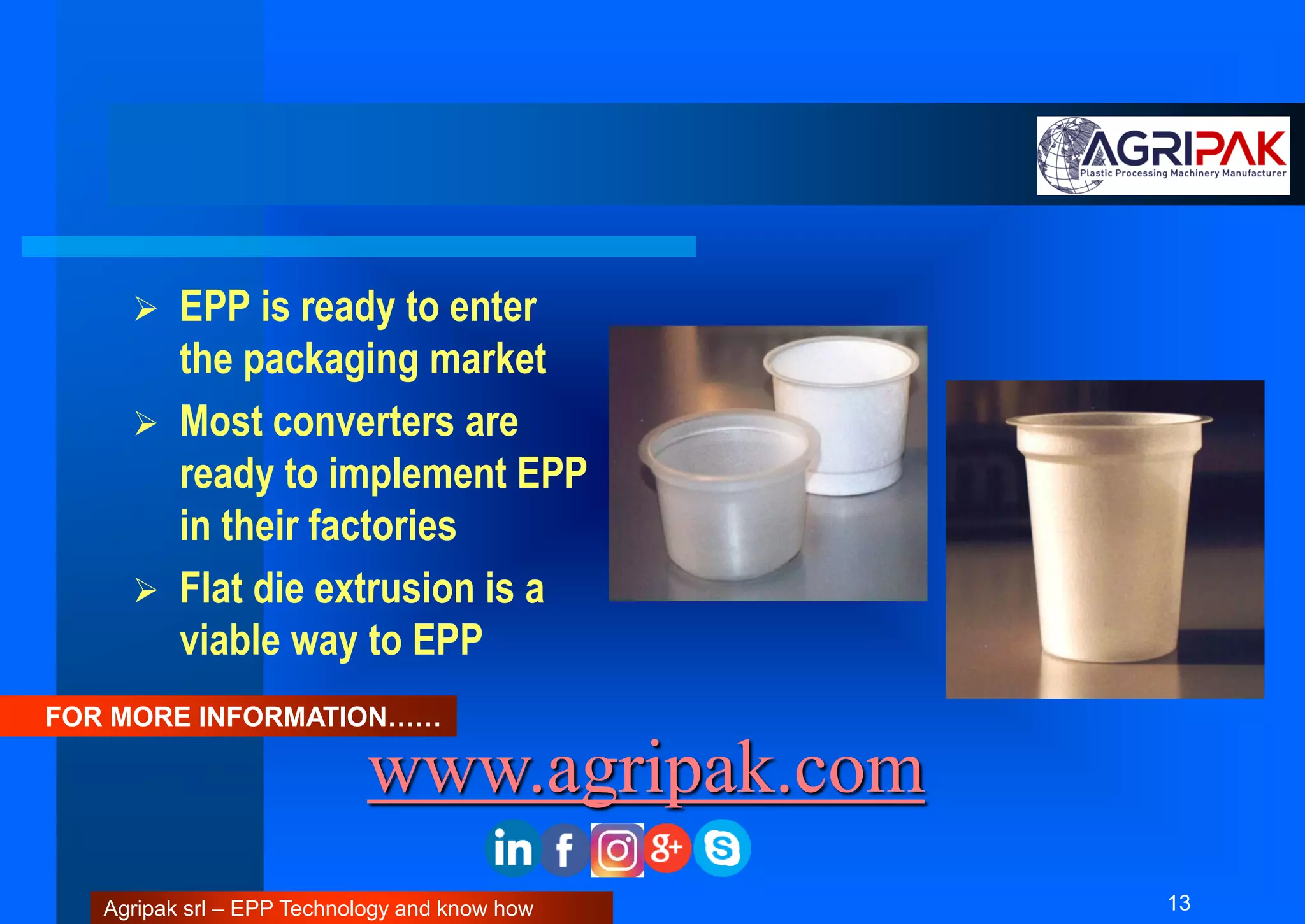 Agripak Foam PP (EPP) Extrusion & Thermoforming | PDF