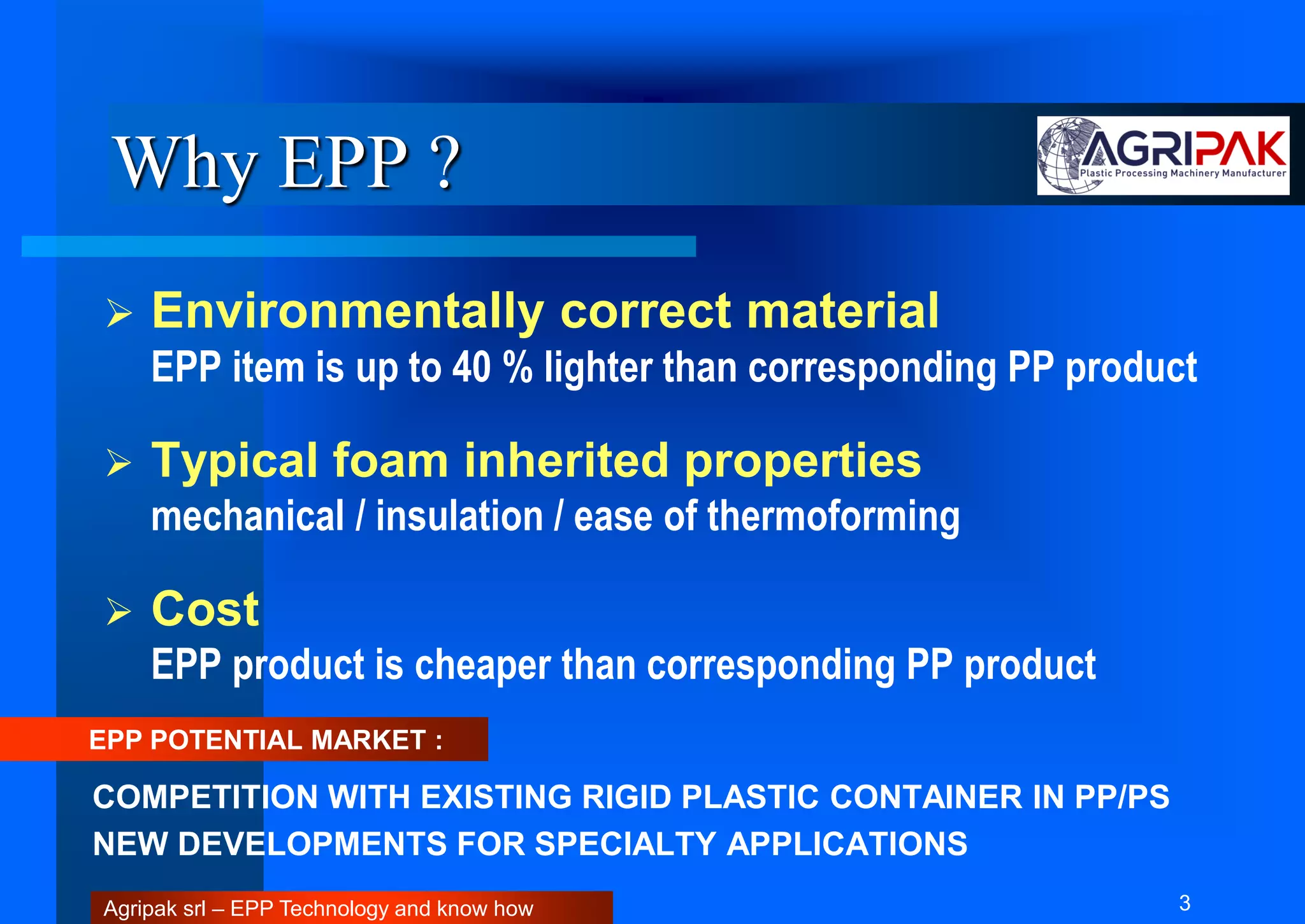 Agripak Foam PP (EPP) Extrusion & Thermoforming | PDF