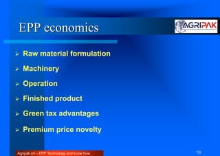 Agripak Foam PP (EPP) Extrusion & Thermoforming | PDF