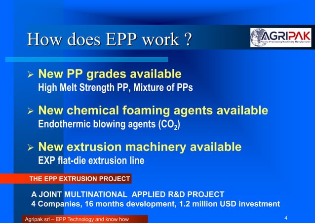 Agripak Foam PP (EPP) Extrusion & Thermoforming | PDF | Chemistry | Science