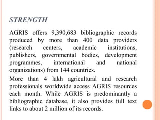 International System for Agricultural Science and Technology (AGRIS) by ...