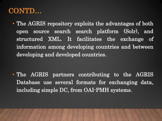Agris (agricultural information system) | PPTX