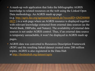 Agris (agricultural information system) | PPTX