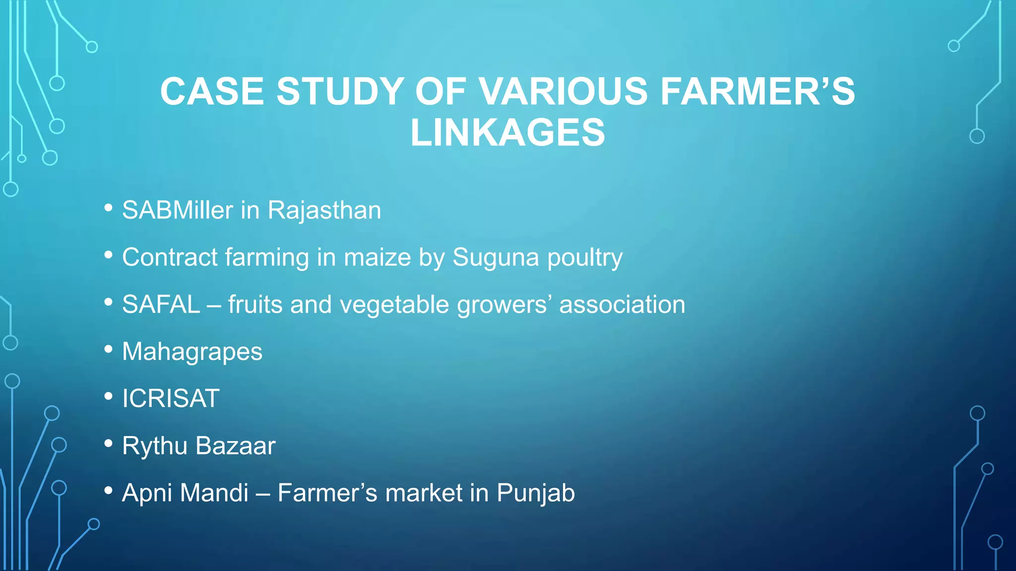 Agri supply chain | PPTX