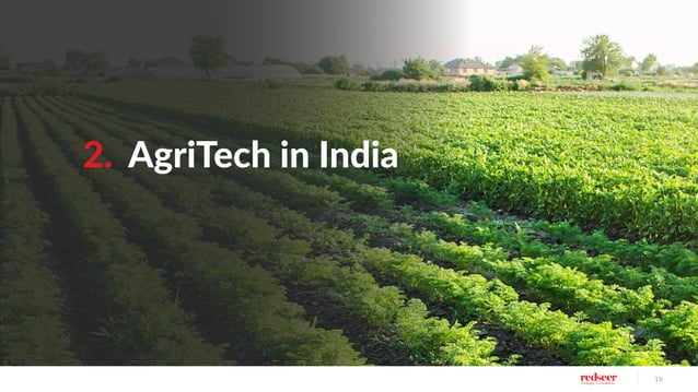 “India’s AgriTech Landscape – A Perspective Report” | PPT