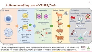 Stem cell and genetic engineering technologies for conservation and ...