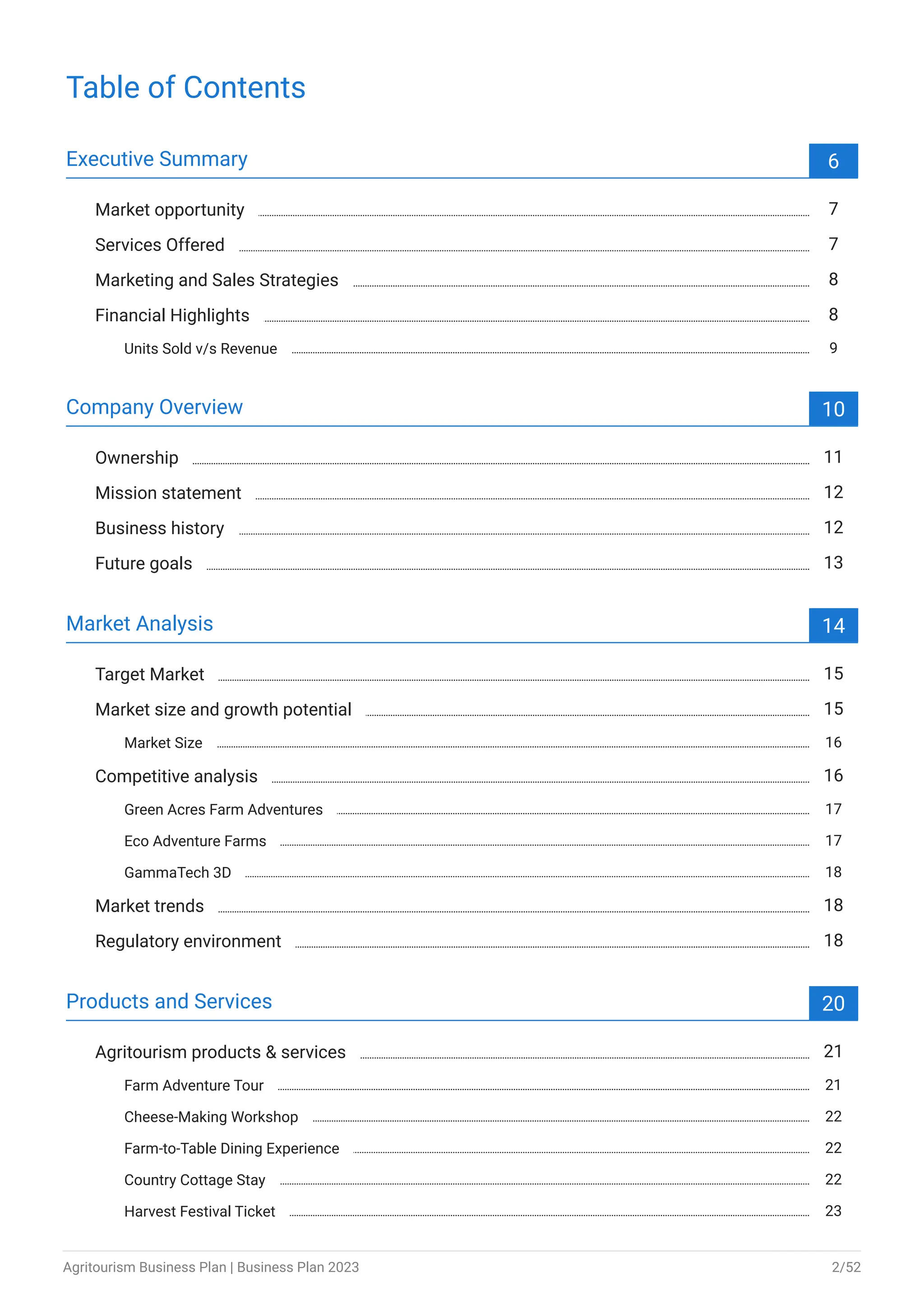 Agritourism Business Plan Example | Upmetrics | PDF