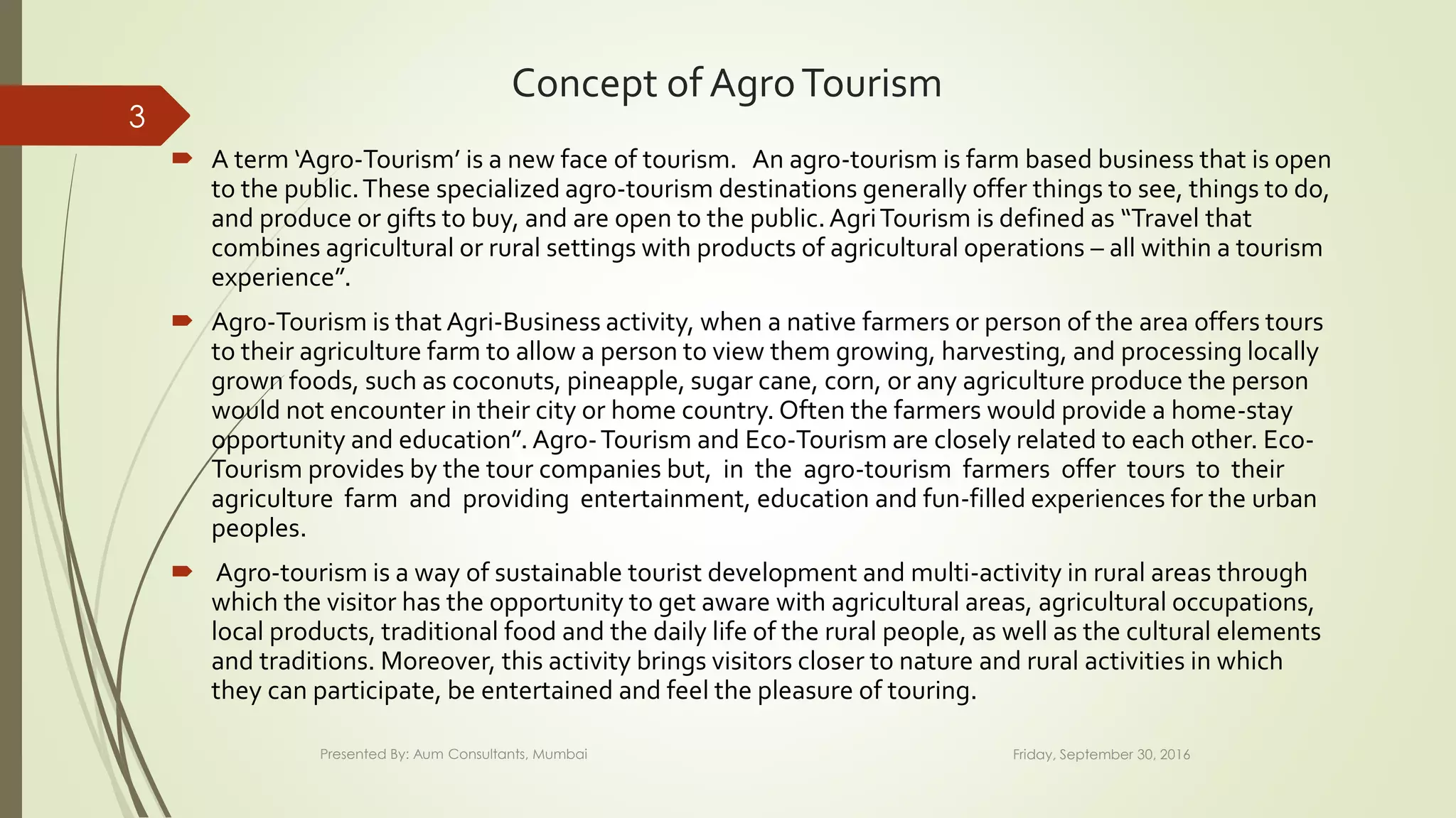Agri tourism concept | PDF