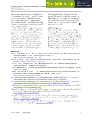 Agritourism Toward A Conceptual Framework For Industry Analysis | PDF