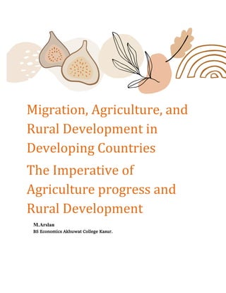 AGRI Transformation&Rural Development Chp 9 Notes BY Arslan.pdf