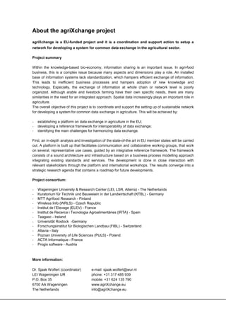 Agri xchange d5 1 sra draft_v4 | PDF