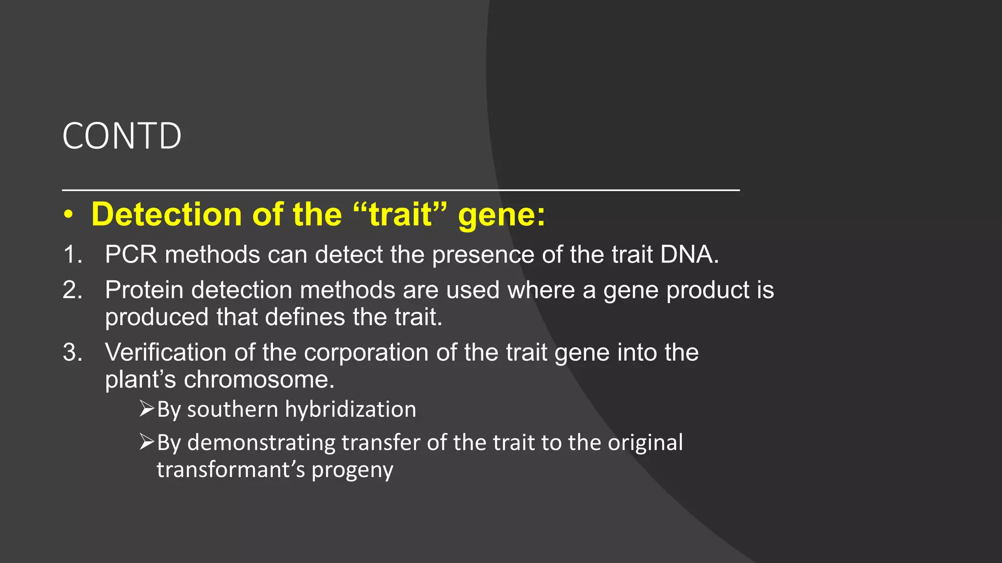 Agrobacterium Mediated Transformation Pptx