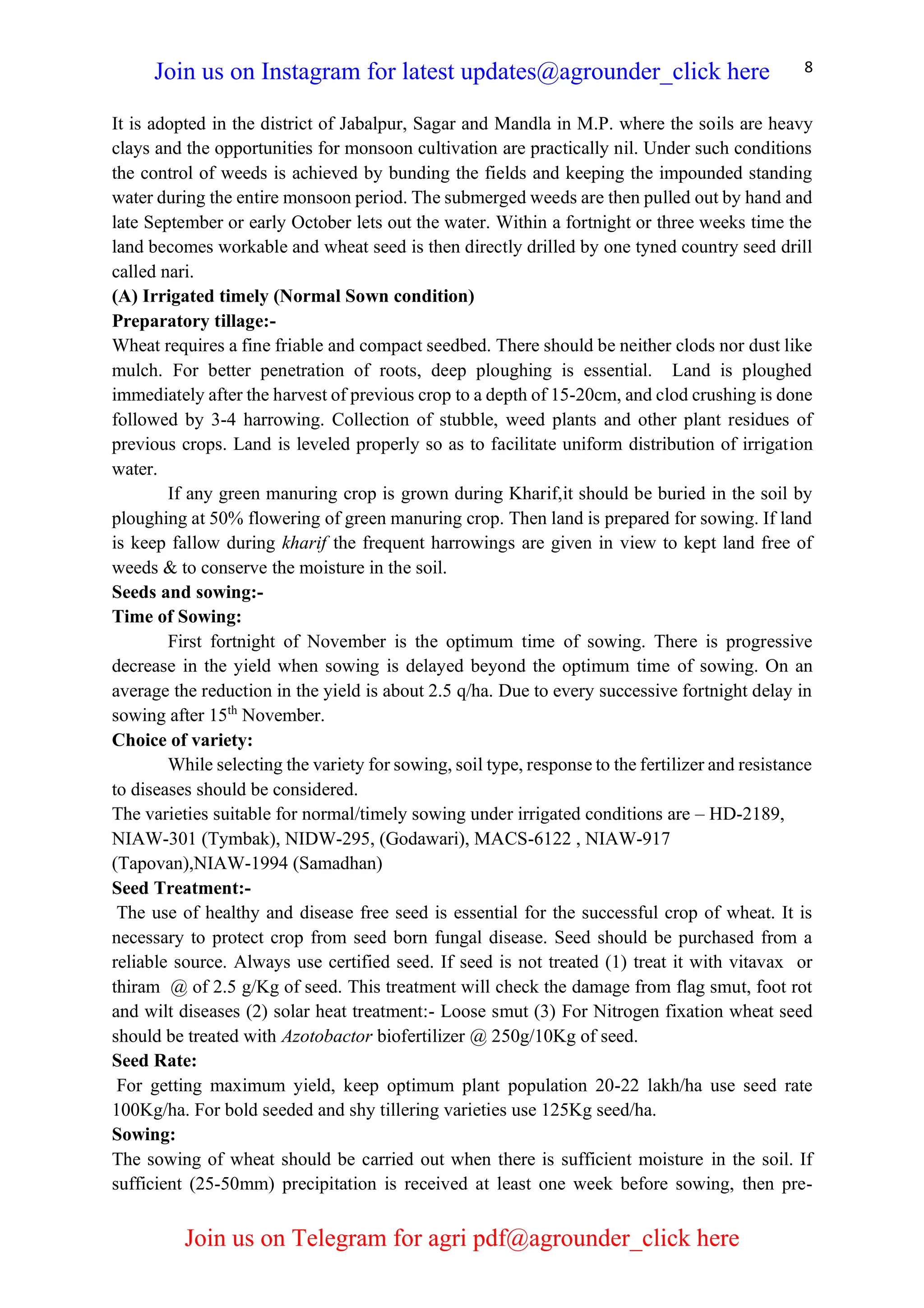 AGRO-246-full notes@agrounder.pdf crop production technology- Rabi | PDF