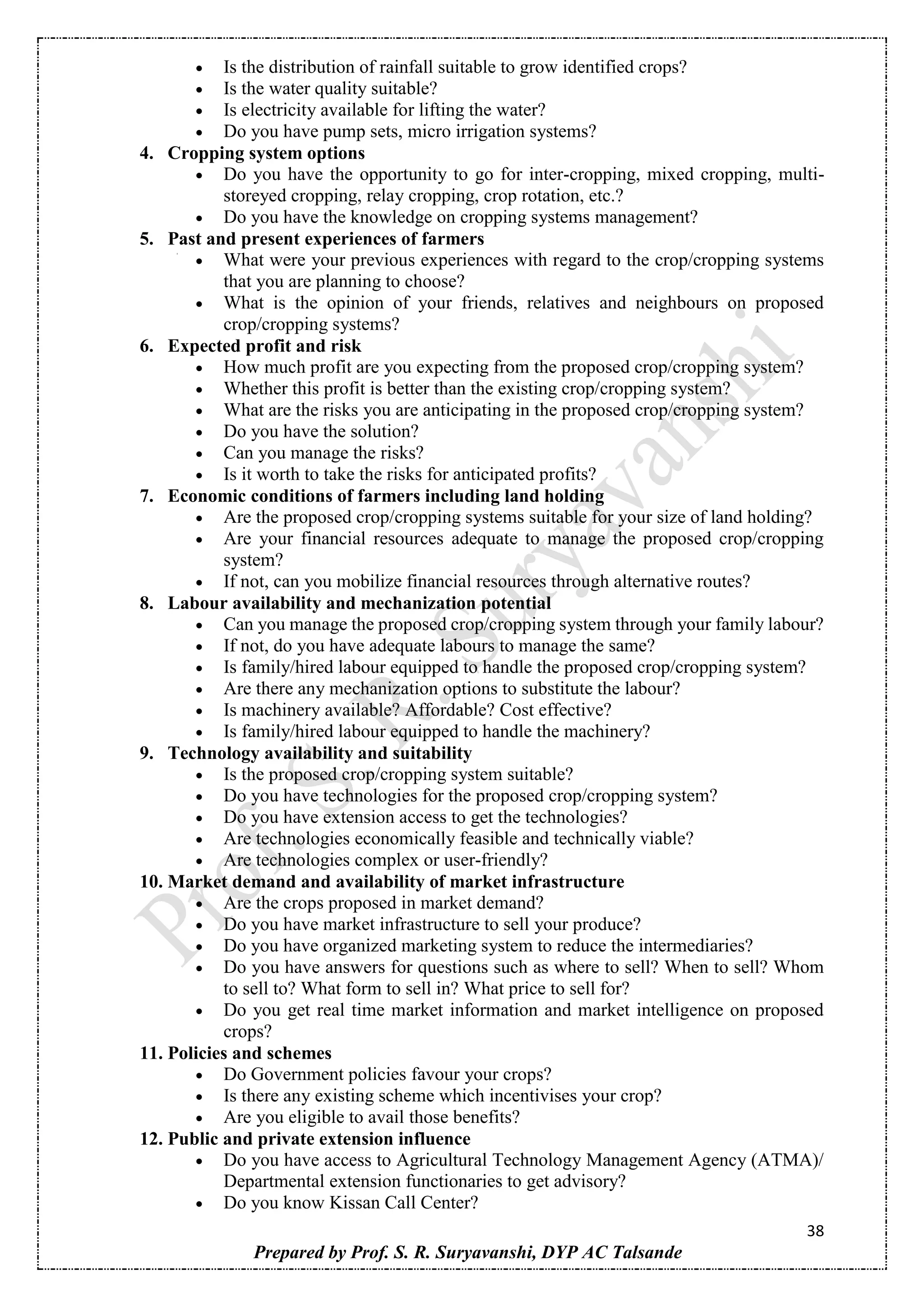 Principles of Organic Farming theory notes (AGRO-248) | PDF