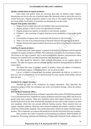 Principles of Organic Farming theory notes (AGRO-248) | PDF