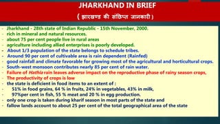 Agro climatic zones of jharkhand, rainfall patterns & abiotic stresses ...