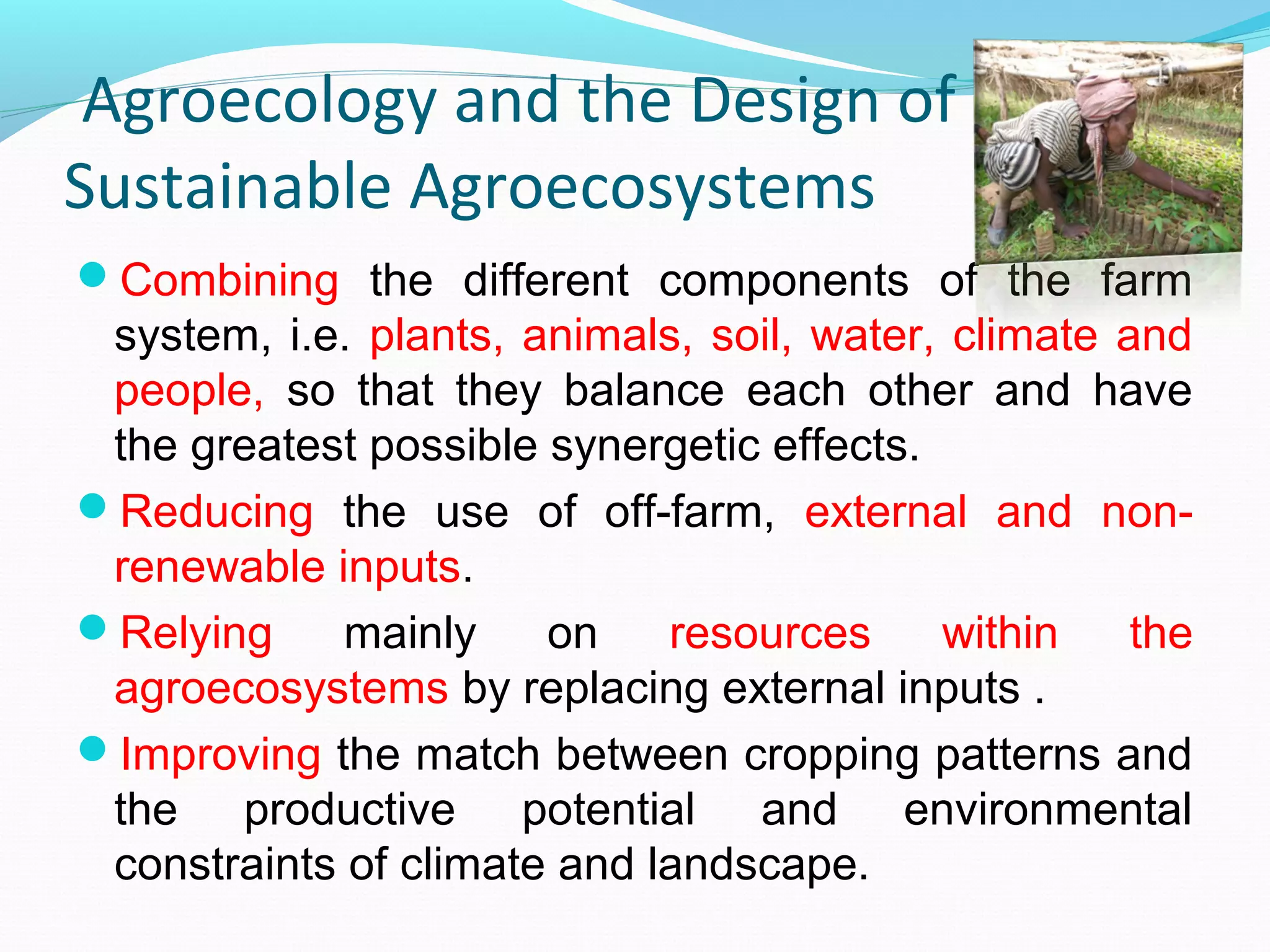 Agro ecology Concept | PPT