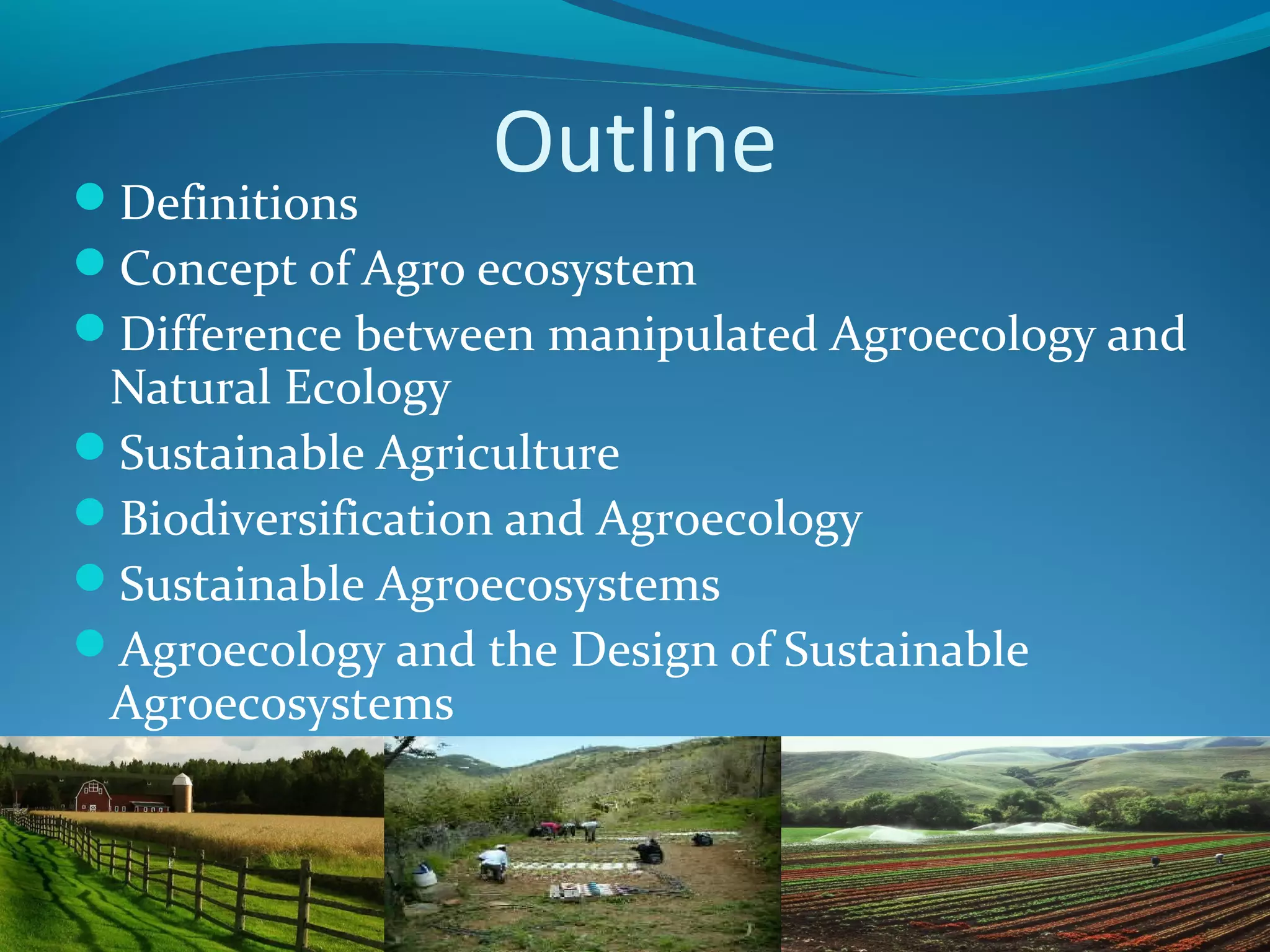 Agro ecology Concept | PPT