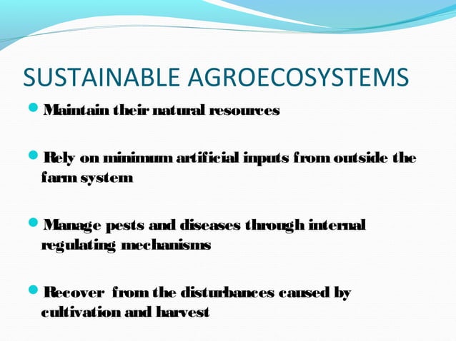 Agro ecology Concept | PPT
