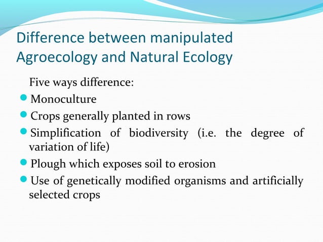 Agro ecology Concept | PPT