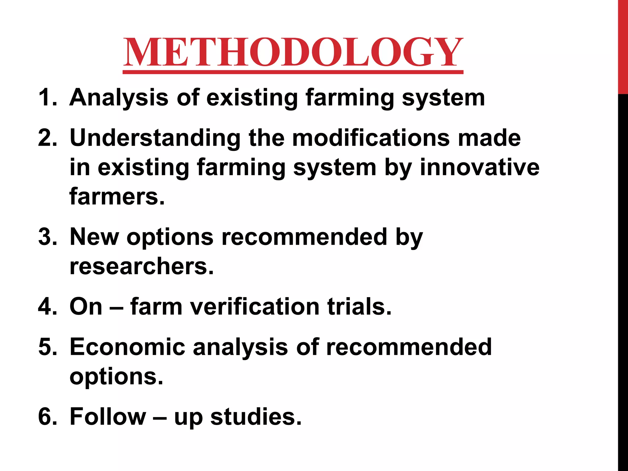farming system research | PPTX