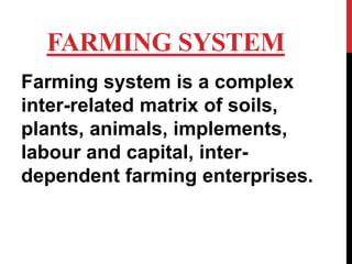 farming system research | PPTX