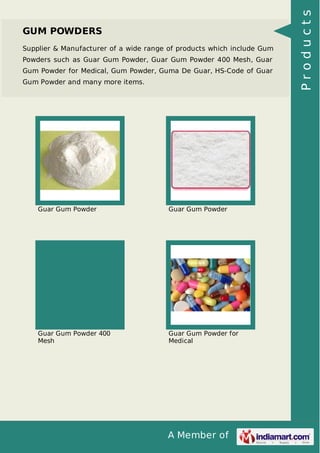 Agro gums | PDF