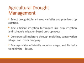 Agro-Mtreology Chapter Seven Drought.pptx