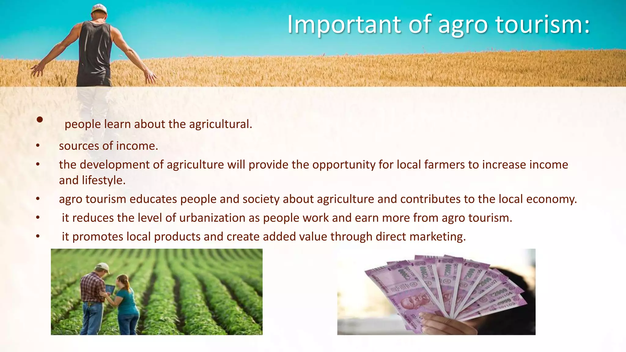 Agro tourism in maharashtra | PPTX